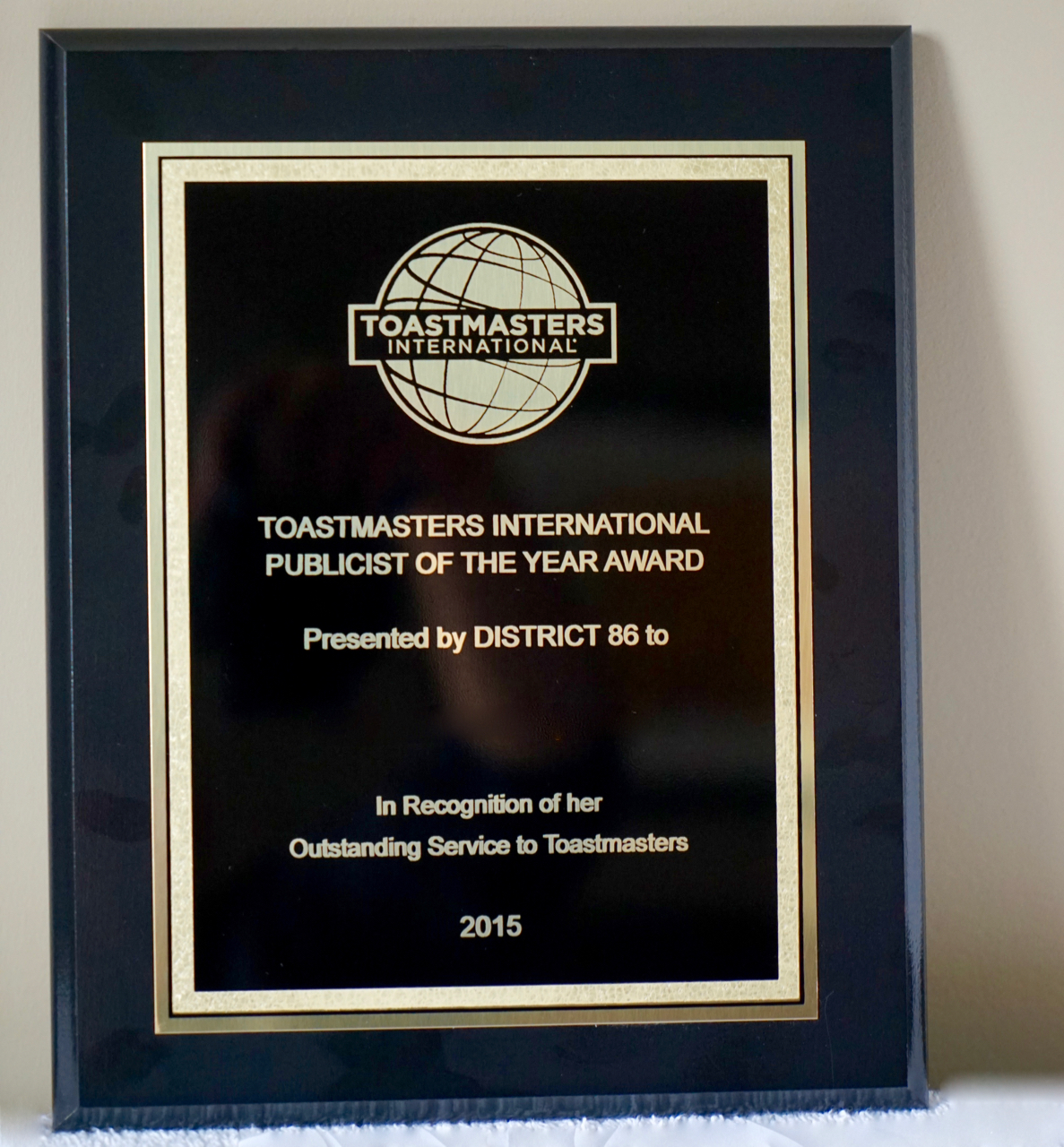 2020-2021 Of the Year Awards - Toastmasters District 86